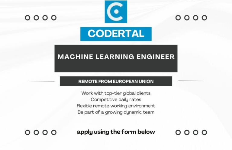 Machine Learning Engineer (Remote, European Union) – B2B Contract - codertal